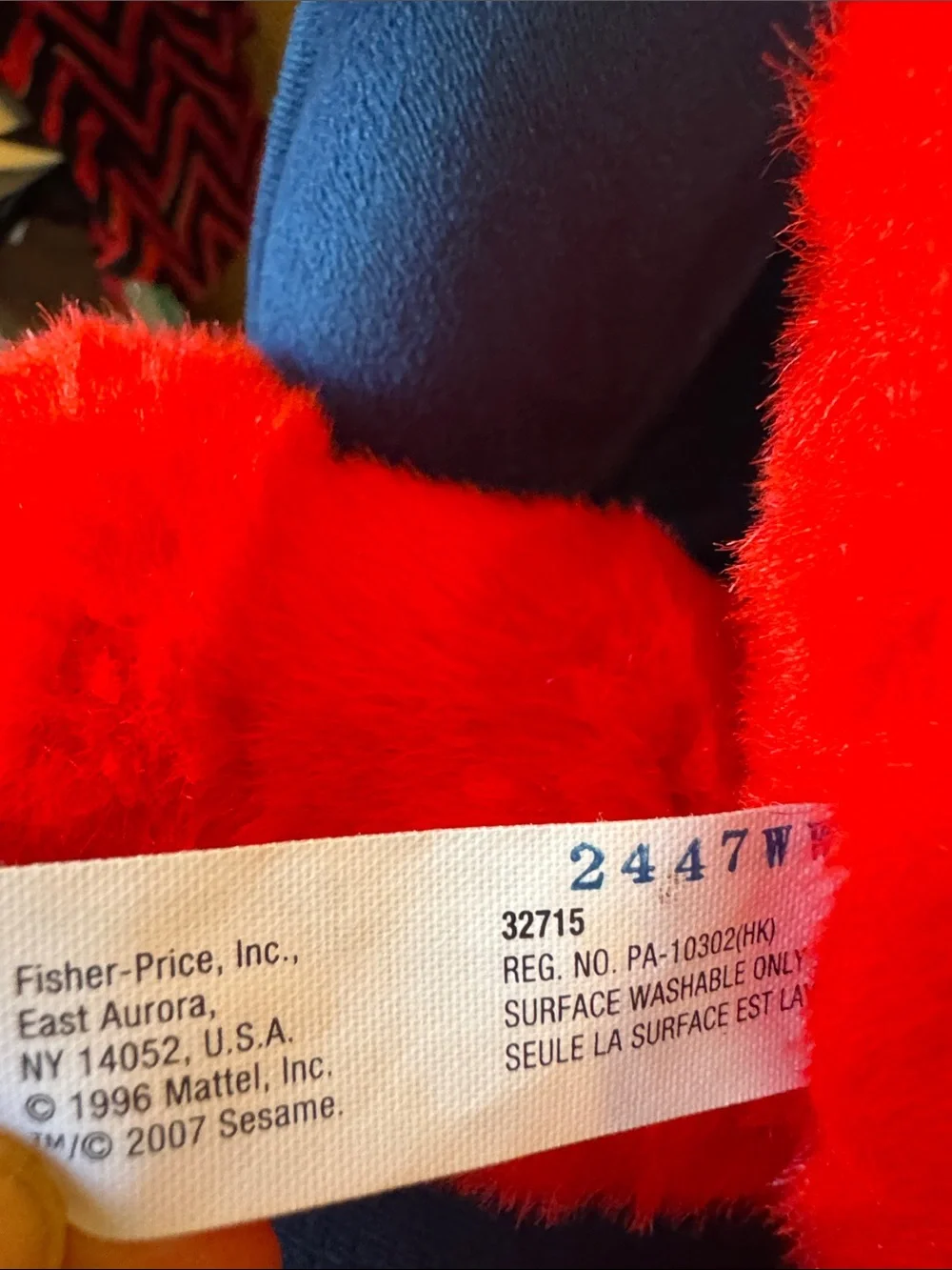 Fisher-Price | Toys | Vintage 996 Original Sesame Street Tickle Me Elmo ...